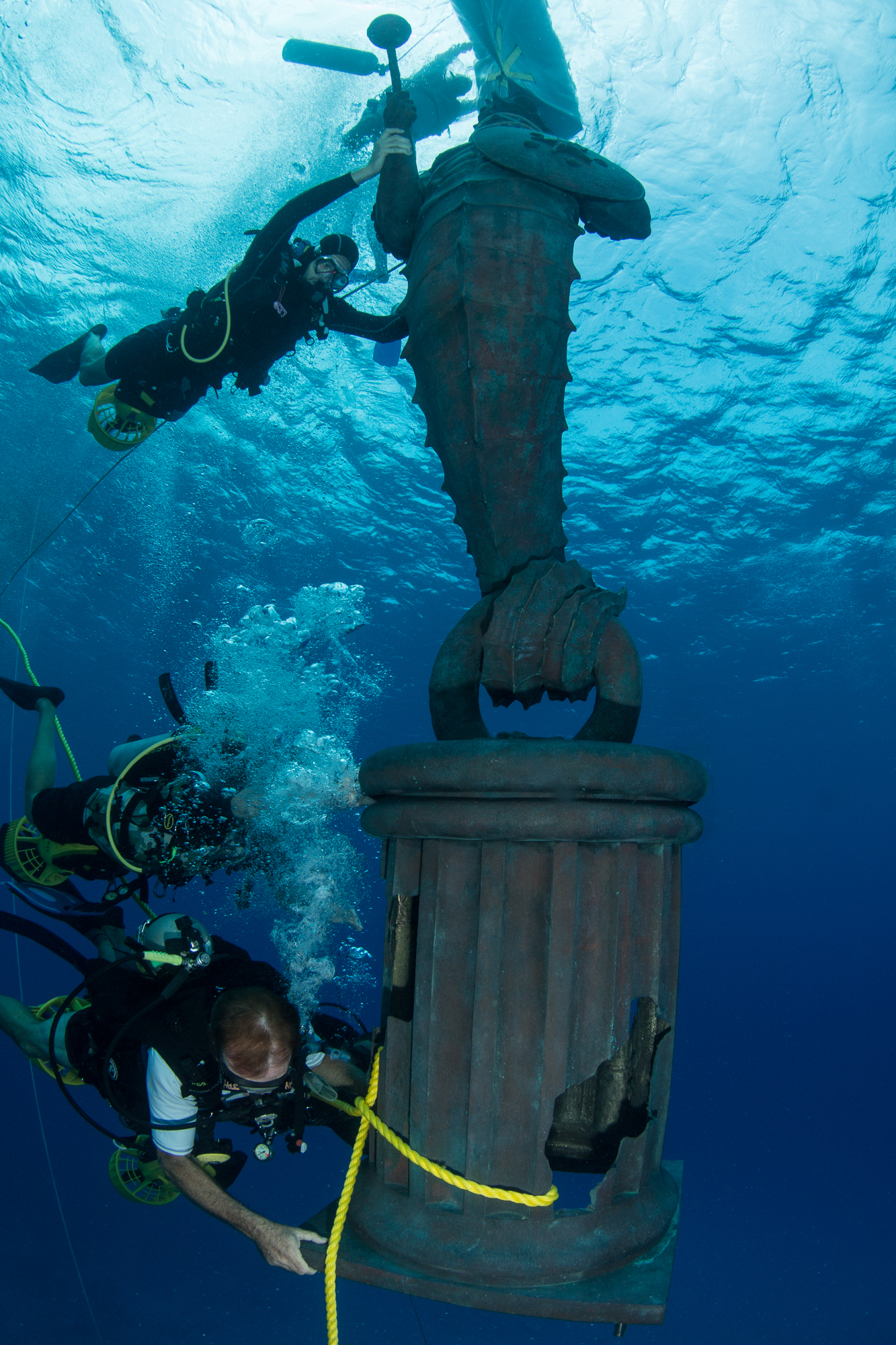 The Guardian of the Reef reaches its final resting place - Cayman Islands